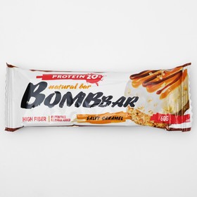 Протеиновый батончик Bombbar, солёная карамель, спортивное питание, 60 ...