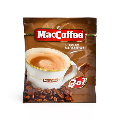 Напиток кофейный 3в1 MacCoffee Карамель 18г/Food Empire (8012519 ...